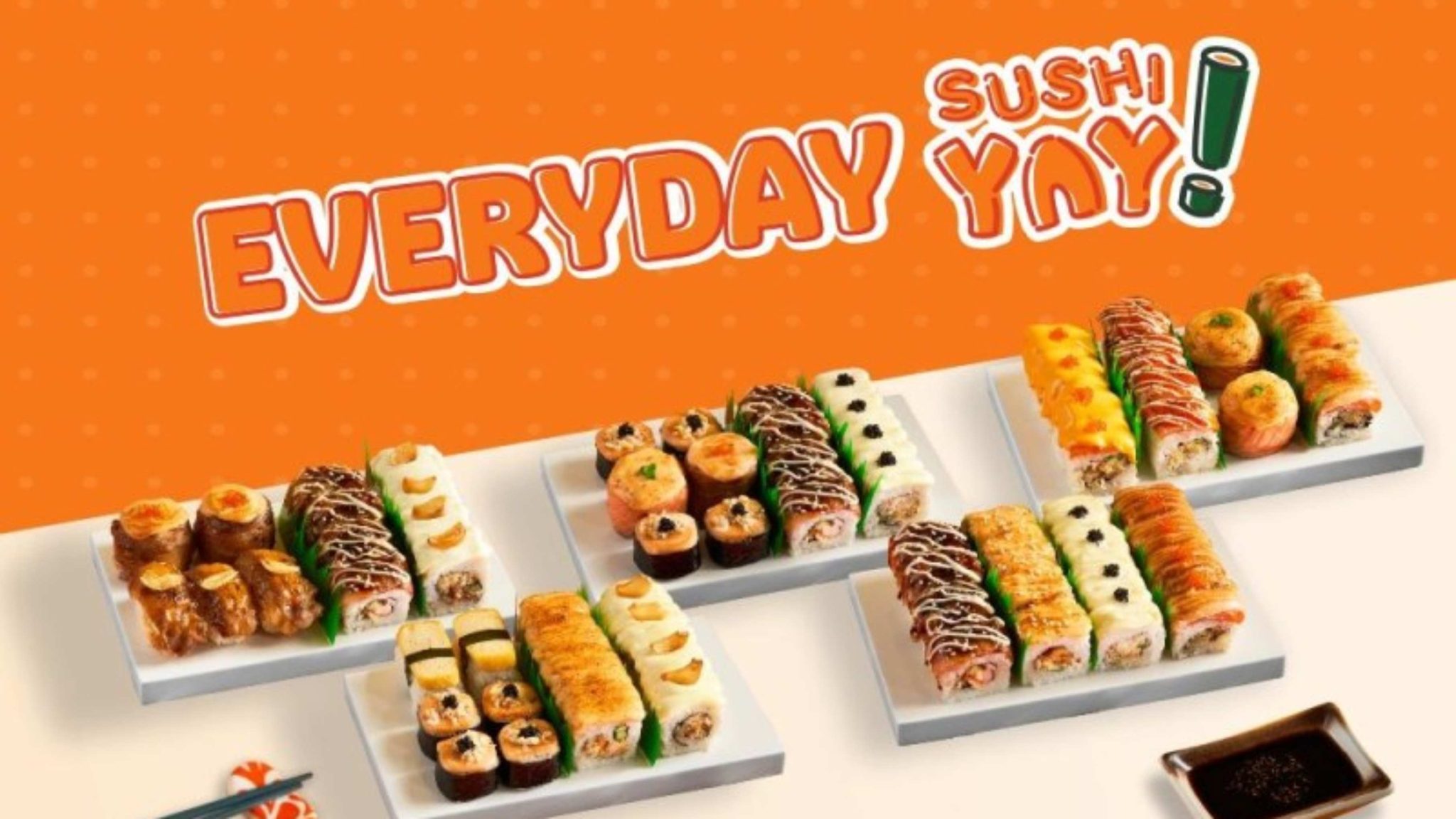 Menu SUSHI YAY! Terbaru, Sushi for Everyone
