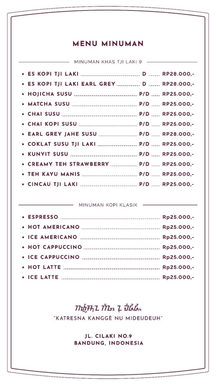 Menu Tji Laki 9 Toko Bolu dan Kue Terbaru