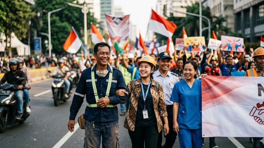 5 Contoh Poster Hari Buruh dengan Pesan Solidaritas | Rumah123.com