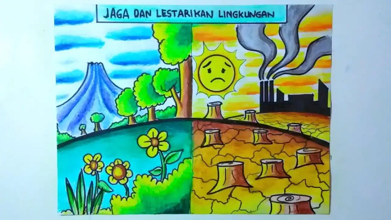 17 Contoh Gambar Poster Bertema Lingkungan hingga Pendidikan