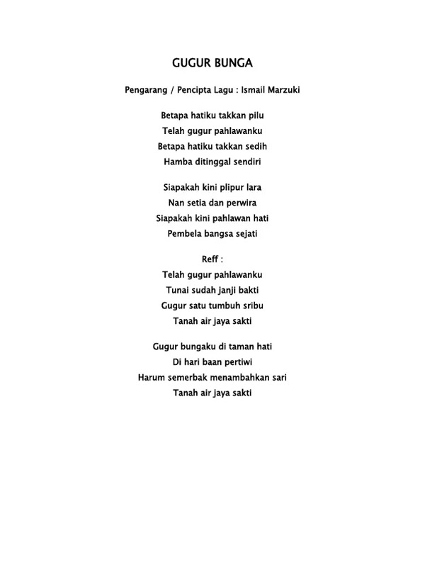 15 Lagu Wajib Nasional Beserta Lirik, Jadi Saksi Perjuangan Bangsa