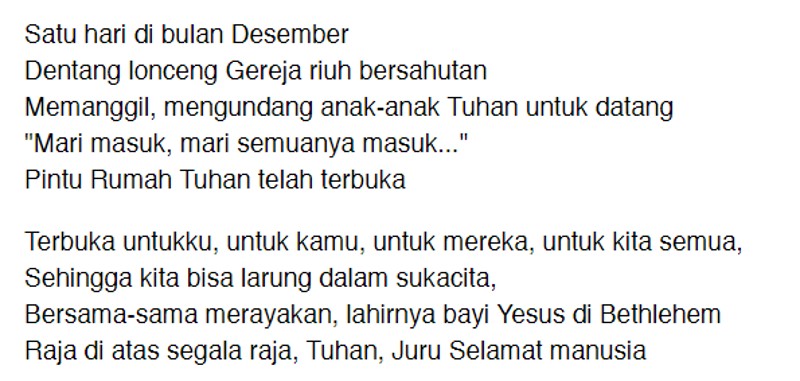 15 Puisi Natal yang Menyentuh Hati, Singkat Tapi Penuh Makna!