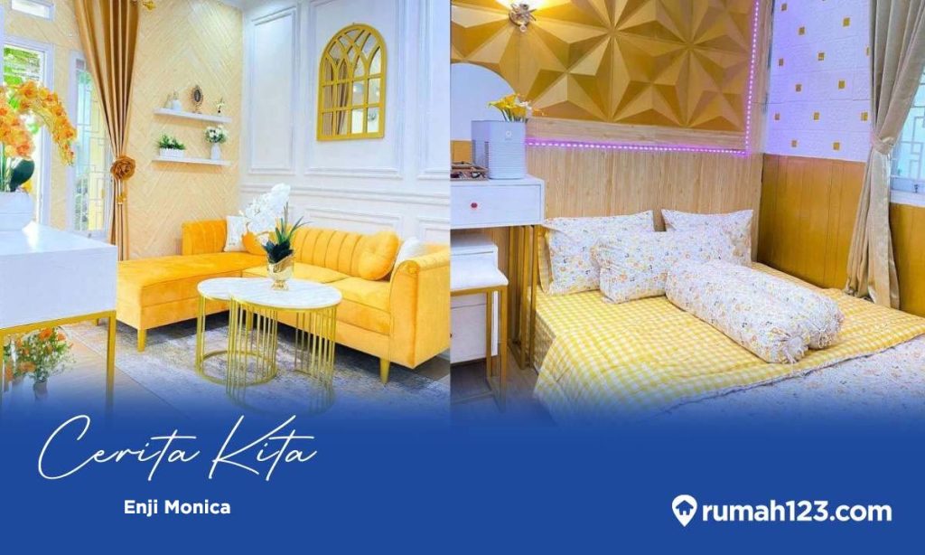 Kisah Inspiratif Instagrammer @Enji.Monica Pemilik Rumah Kuning