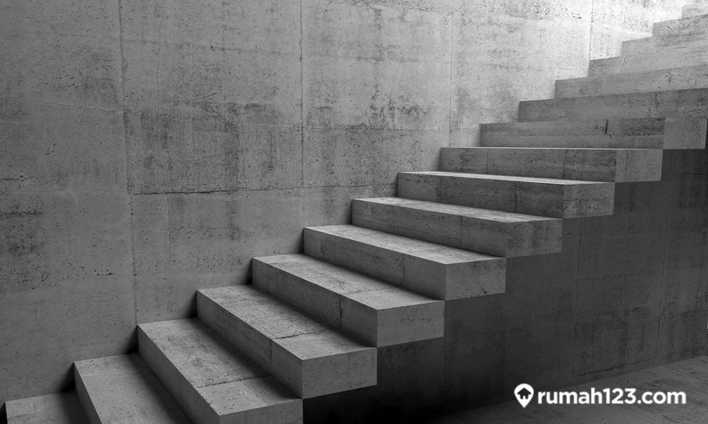 9 Inspirasi Tangga Beton Rumah Kecil untuk Hunian Minimalis